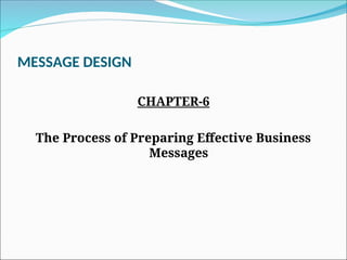 how to Design effective message in business | PPT