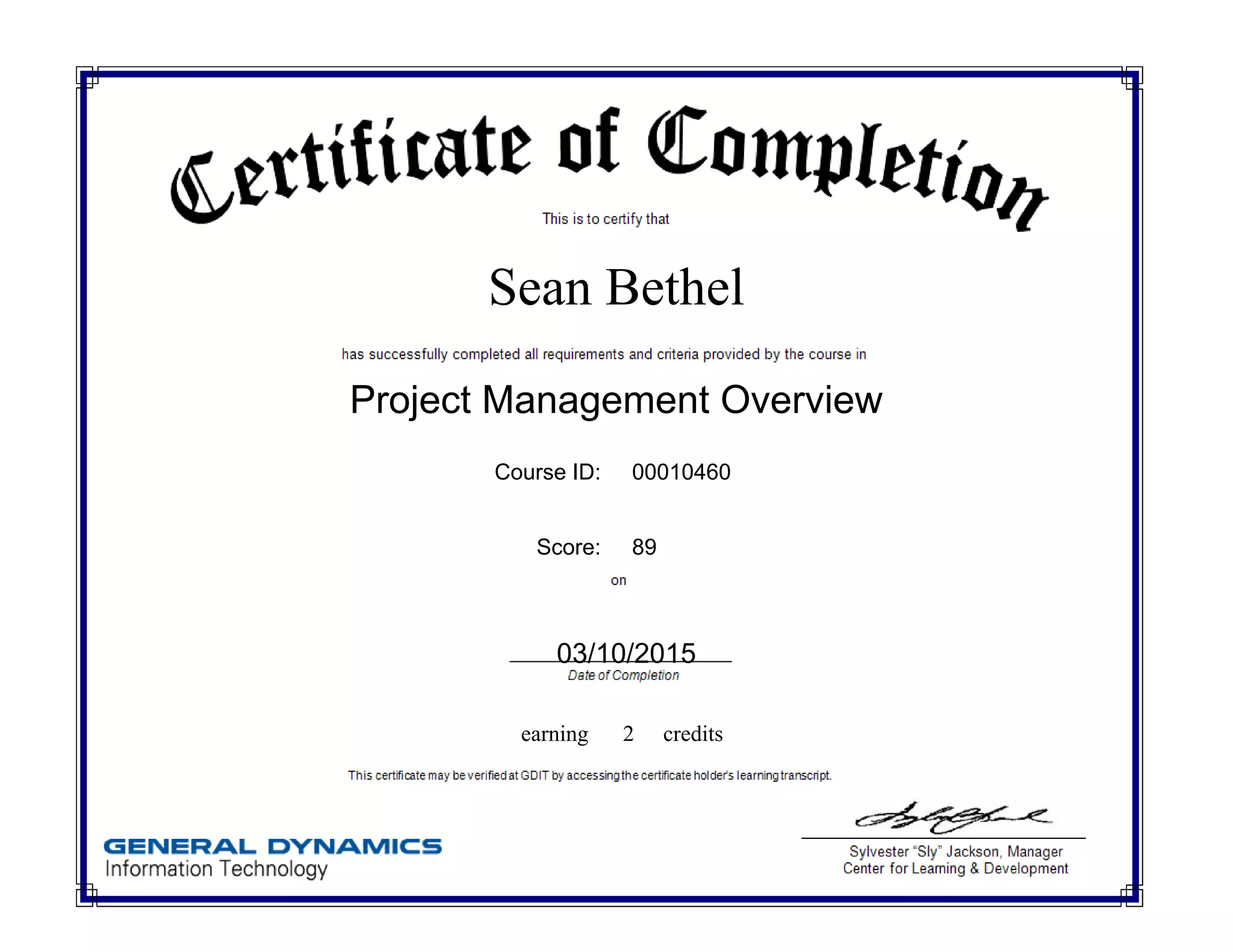 PROJECT MANAGEMENT CERT | PDF