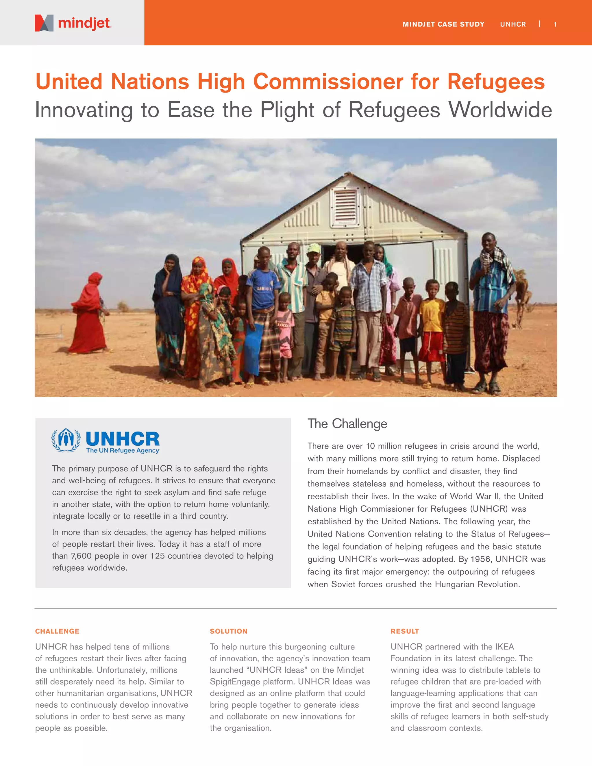 Spigit_UNHCR_CaseStudy | PDF