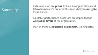 Navigating the Employee Lifecycle: Designing Equitable Performance ...