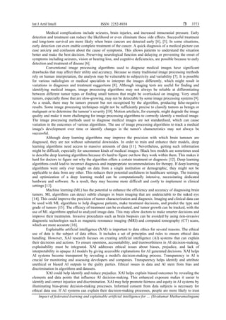 Impact of federated learning and explainable artificial intelligence for medical image diagnosis ...