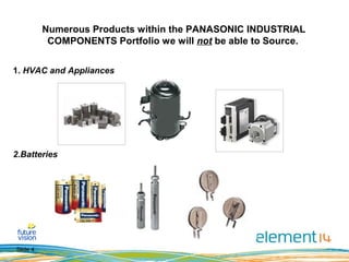 PANASONIC INDUSTRIAL DEVICES Products Overview Powerpoint Presentation ...