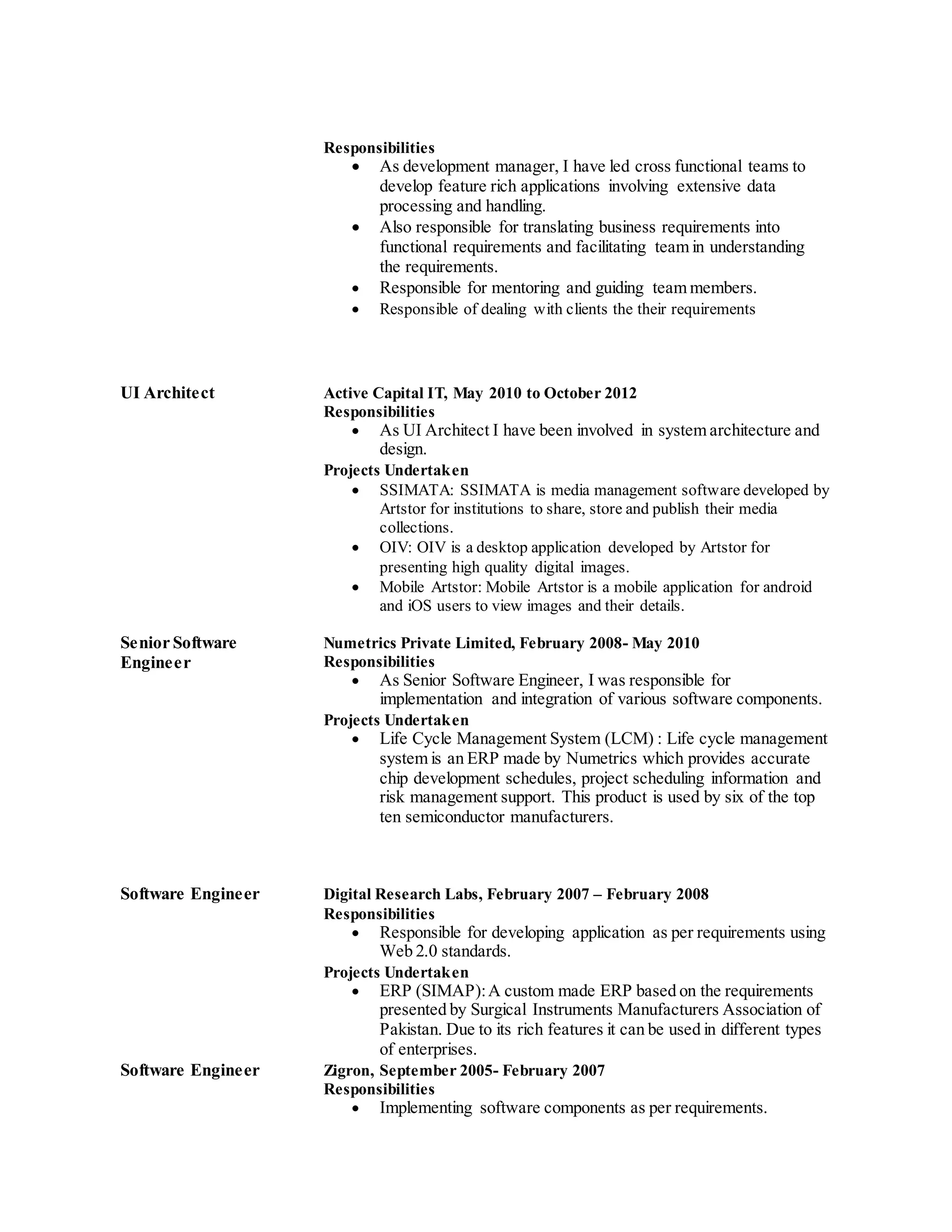 Rizwan Hamid-CV | PDF
