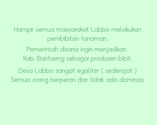 Bumdes Ganting Labbo (Hutan Desa) | PPT