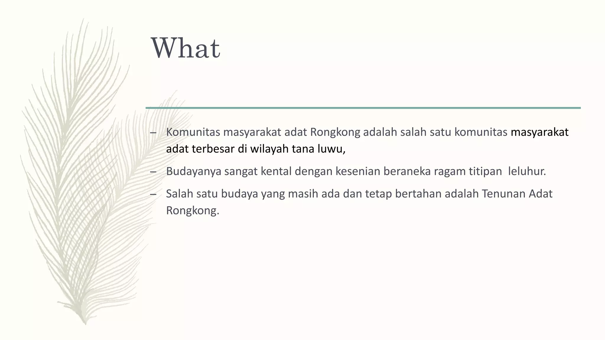Komunitas Adat Rongkong | PPTX