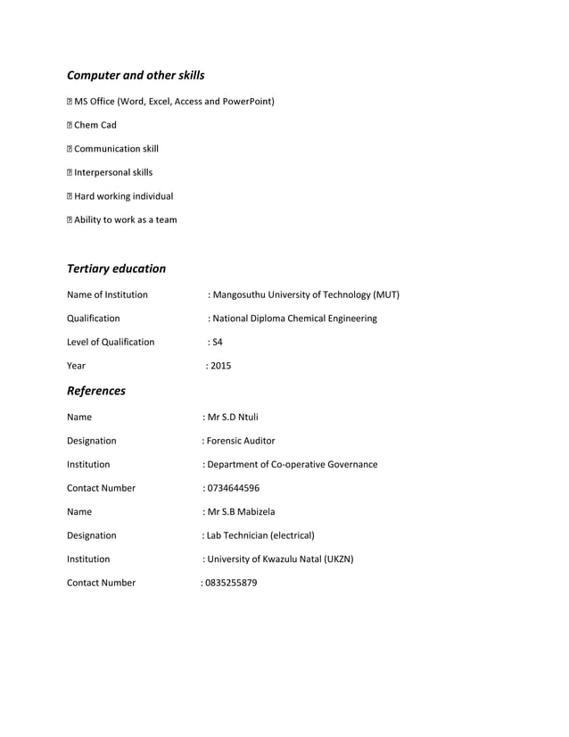 CARRICULUM VITAE | PDF