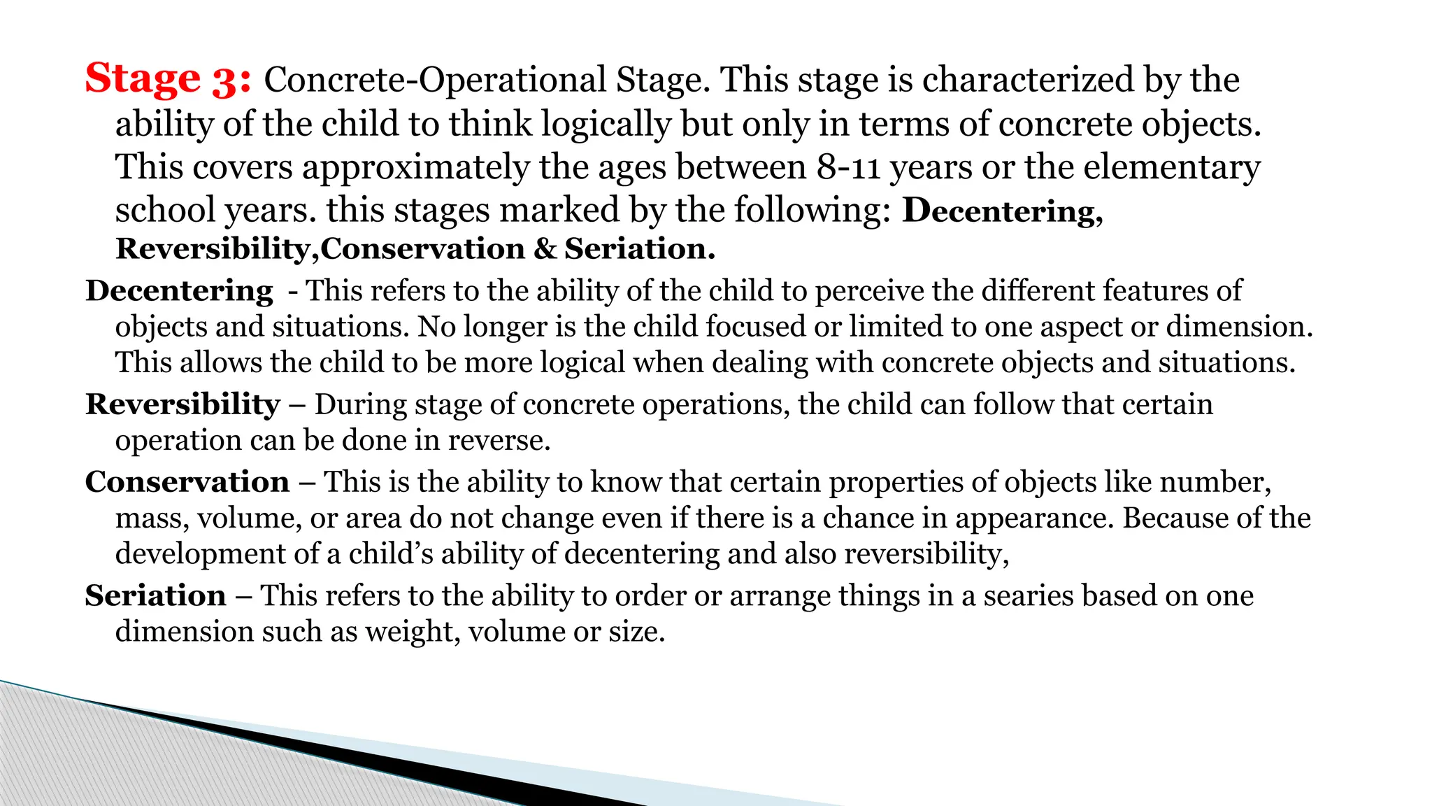 Piaget's Stages of Cognitive Development | PPTX