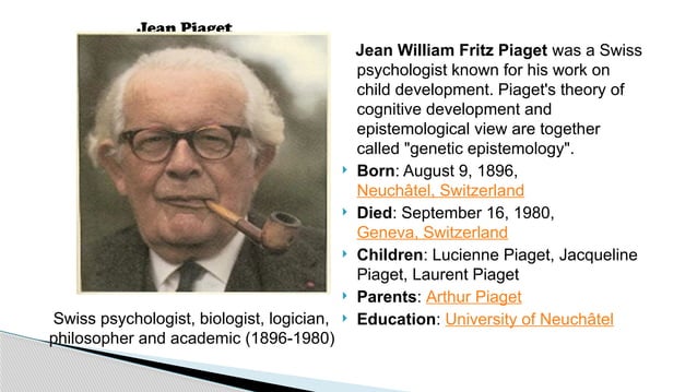 Piaget's Stages of Cognitive Development | PPTX