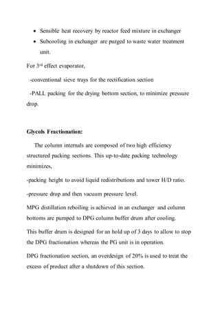 Propylene glycol Unit | DOCX