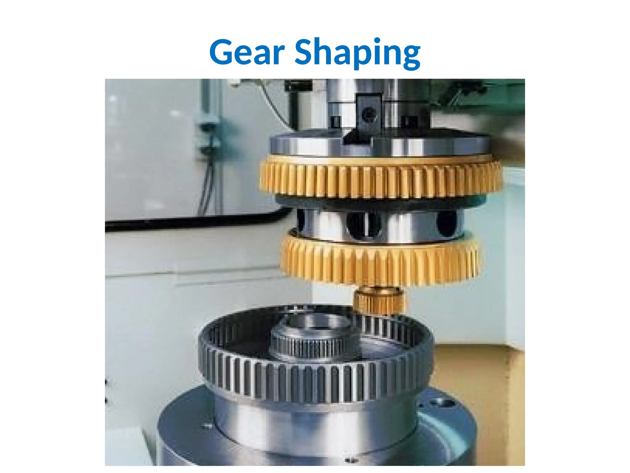 Gear-Generation manufacturing PROCESS II YEAR | PPT