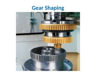 Gear-Generation manufacturing PROCESS II YEAR | PPT