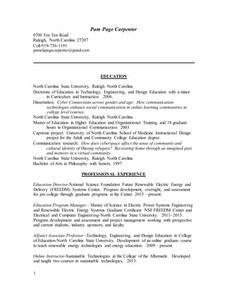Pam Page Carpenter_CV_2016 | DOCX