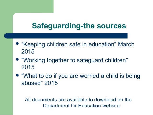Wht is the meaning of safeguarding children - buhor