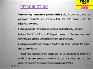 FMCG SECTOR STUDY | PPT