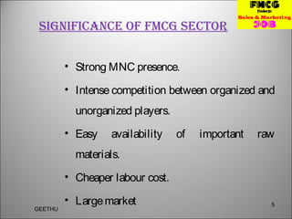 FMCG SECTOR STUDY | PPT