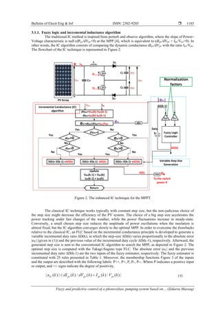 Fuzzy and predictive control of a photovoltaic pumping system based on three-level boost ...