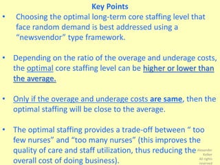 Optimized Staffing with variable demand | PDF