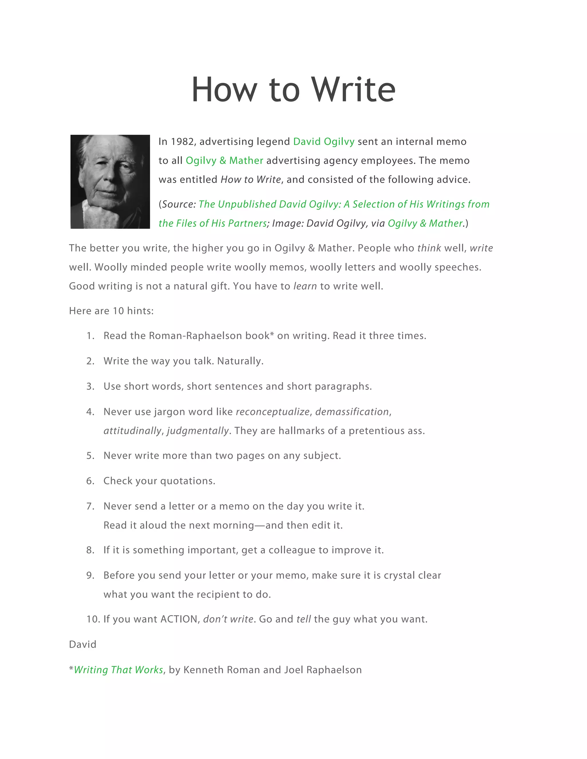 How to Write | PDF