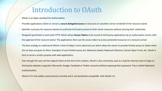 OAuth | PPT