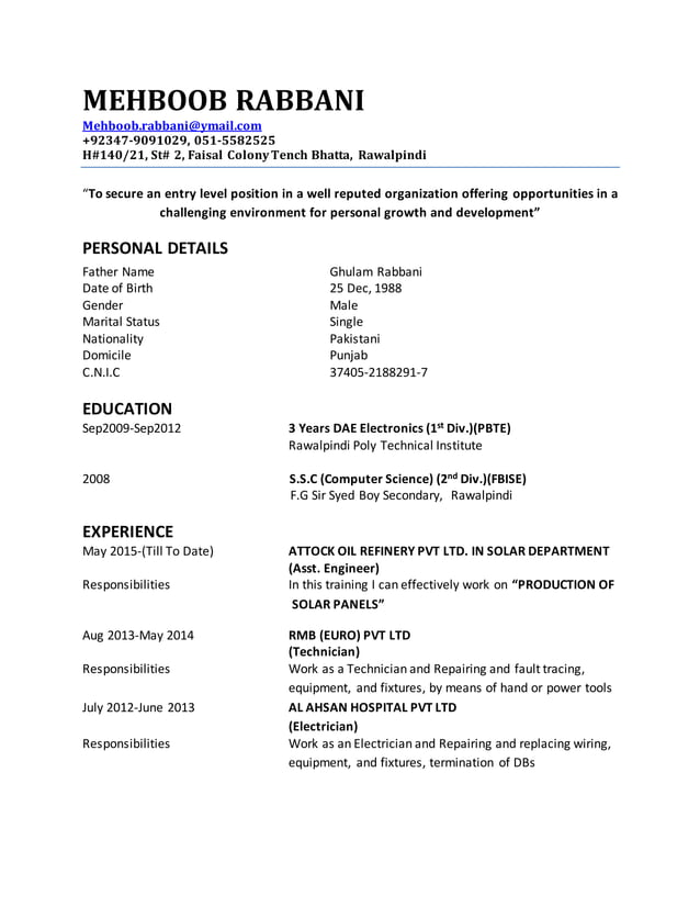 Mehboob Rabbani | DOCX