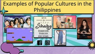 Philippines pop culture report design arts | PPTX
