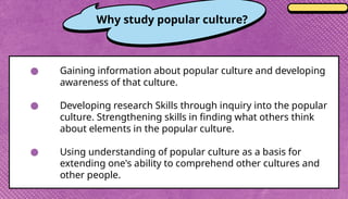 Philippines pop culture report design arts | PPTX