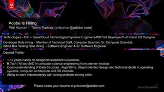 Adobe Career | PPTX | Desktop Publishing | Computer Software and ...