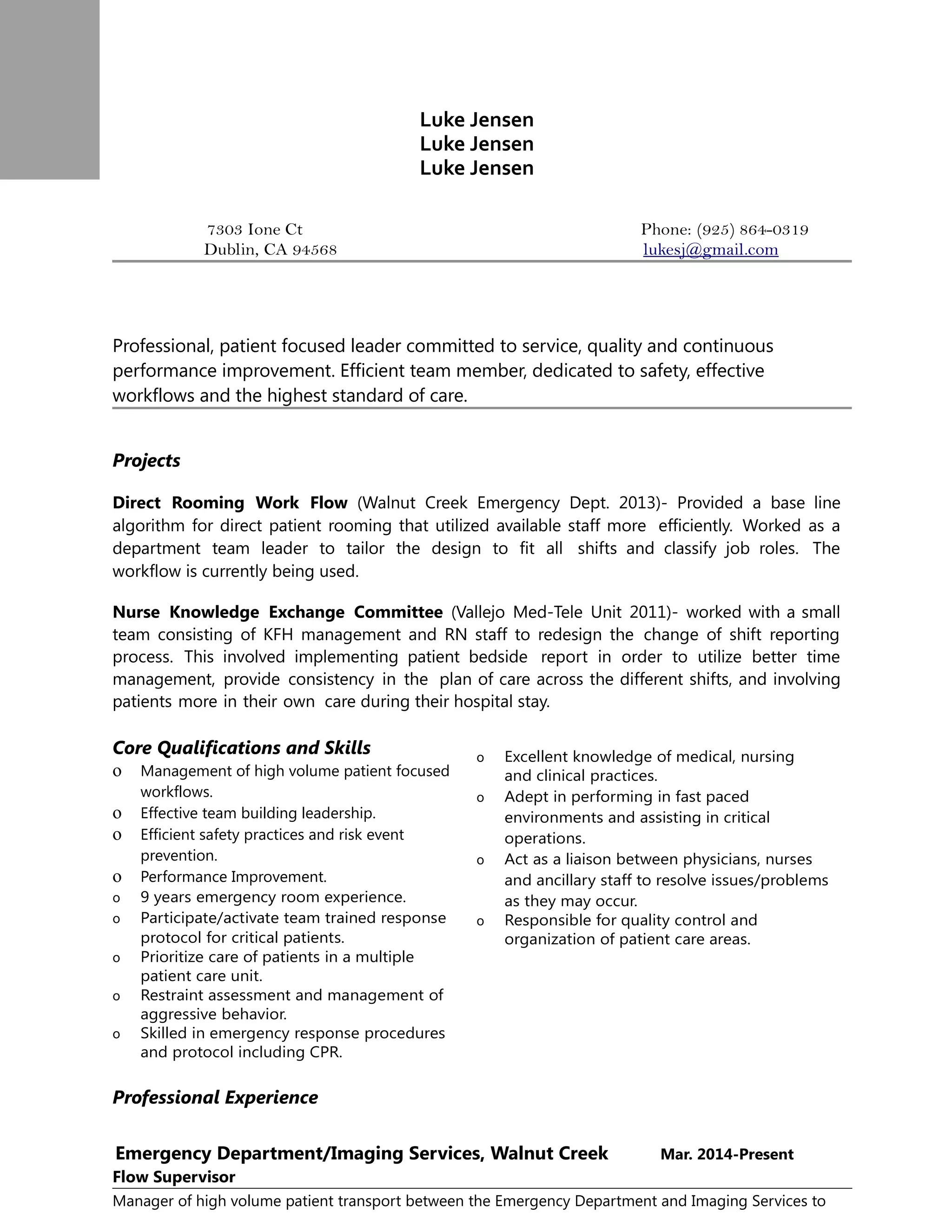 Luke Jensen Resume (1) | RTF