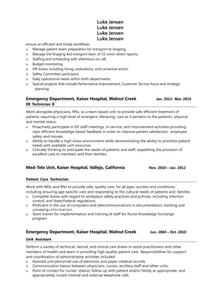 Luke Jensen Resume (1) | RTF