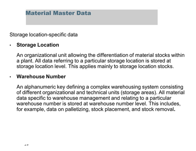 62729459 sap-mm-master-data | PDF | Data Storage and Warehousing ...