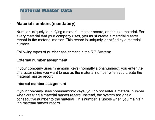 62729459 sap-mm-master-data | PDF | Data Storage and Warehousing ...