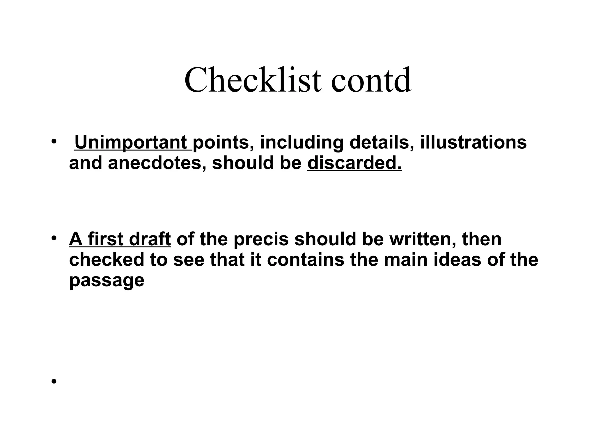 precis writing is very relevant for preparation of competitive exams. | PPT