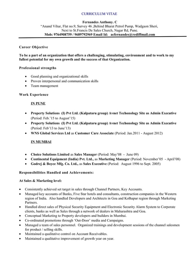 Anthony_CV (R2) | PDF