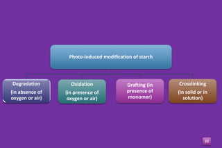 Photo-Induced Modification of Starch | PPT | Free Download