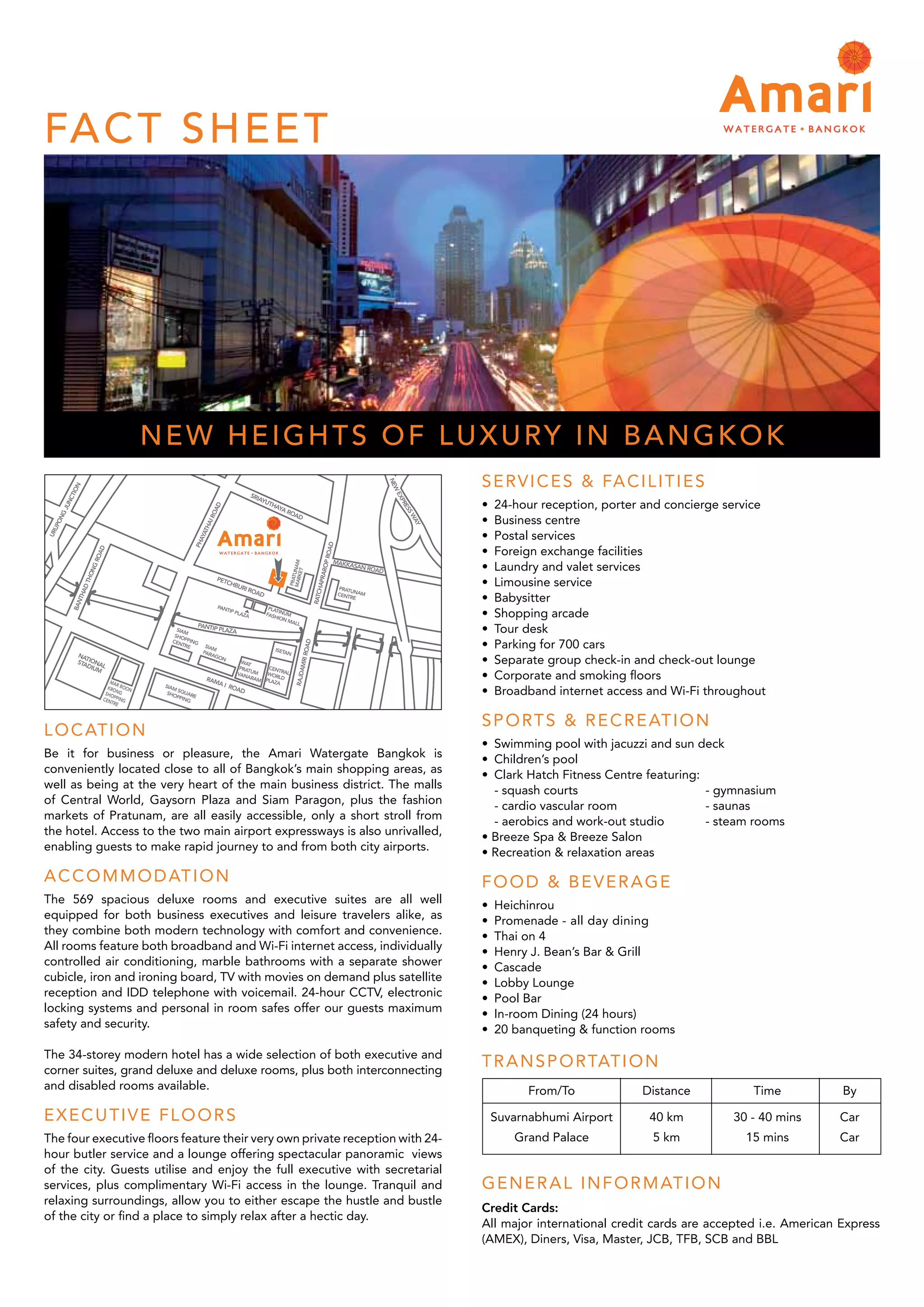 Amari-Watergate-Bangkok | PDF