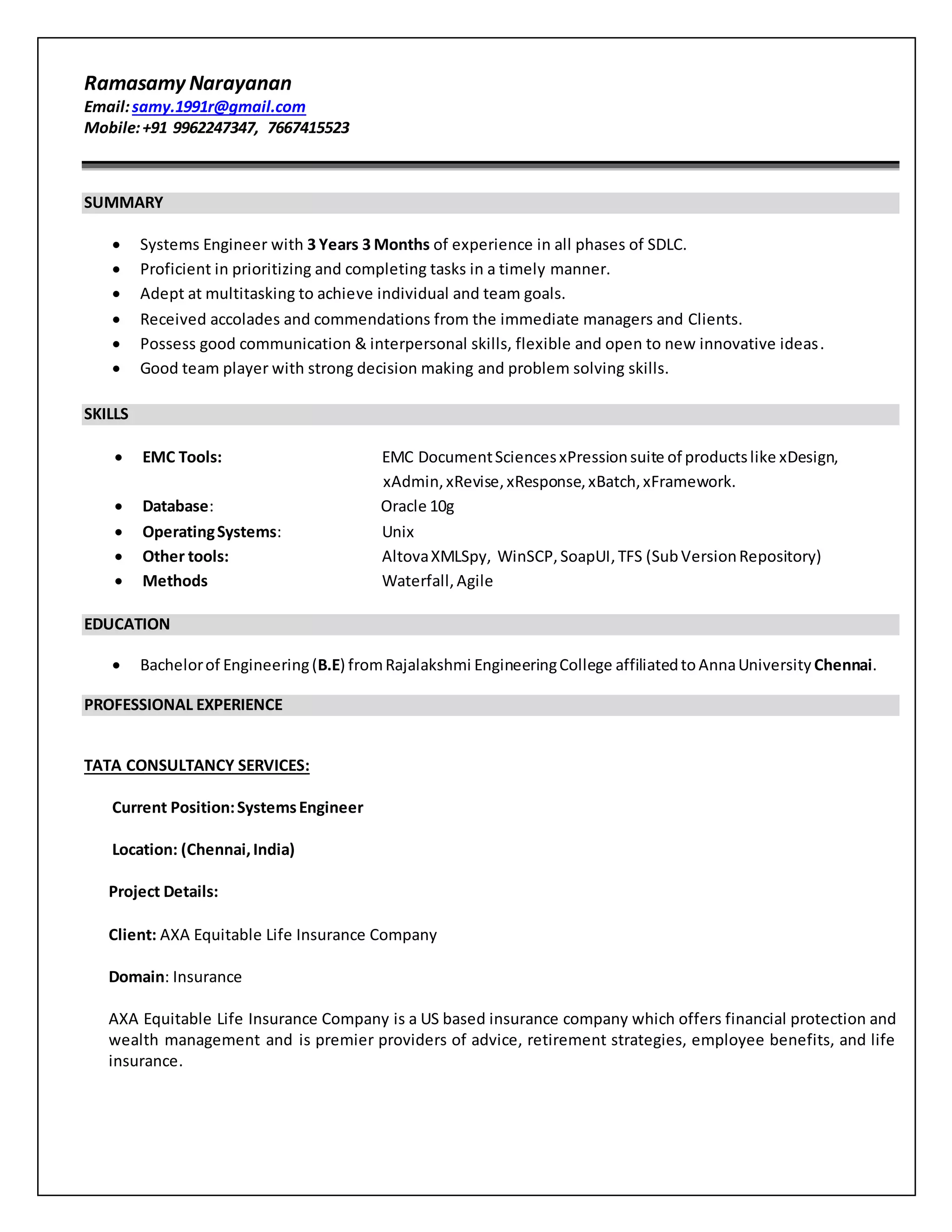 RamasamyNarayanan_Resume | DOCX
