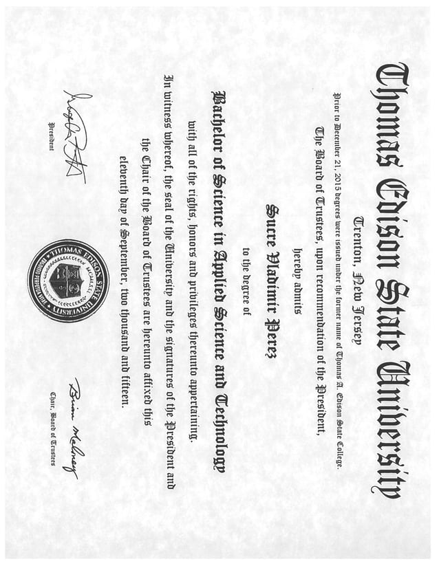 Thomas Edison Bachelors | PDF