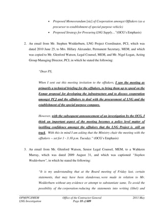 628 ocg lng special investigation report part 1 | PDF