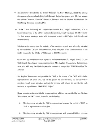 628 ocg lng special investigation report part 1 | PDF