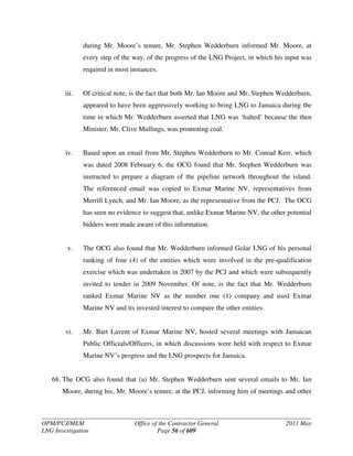 628 ocg lng special investigation report part 1 | PDF