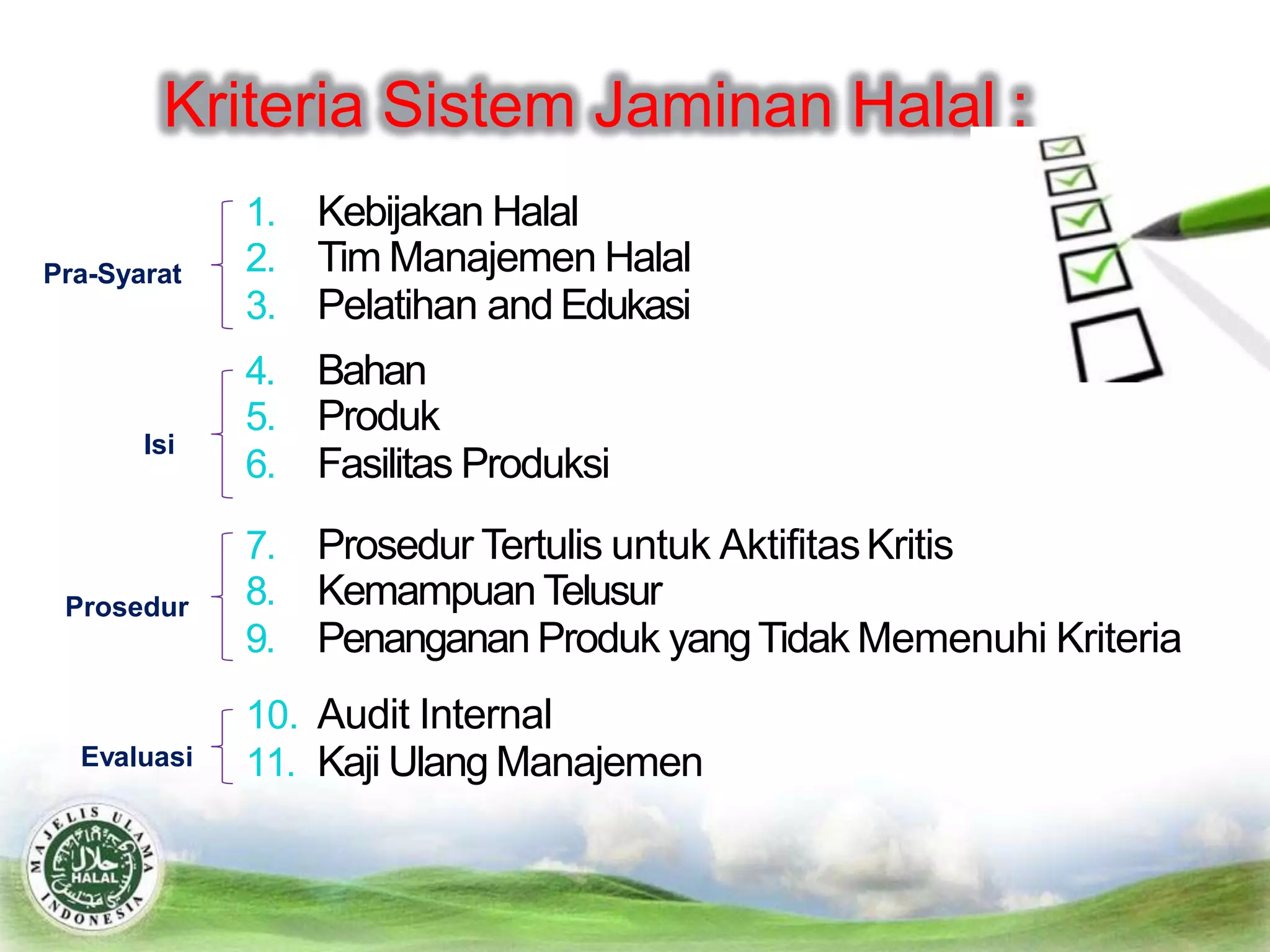 SISTEM JAMINAN HALAL | PPT