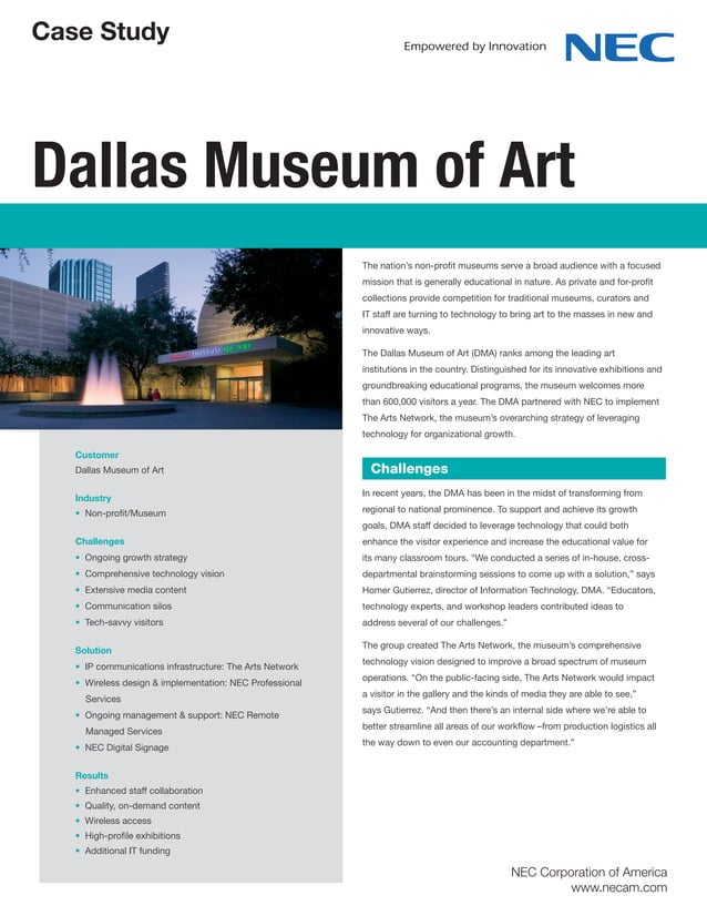 NECCaseStudy_DallasMuseumArt | PDF