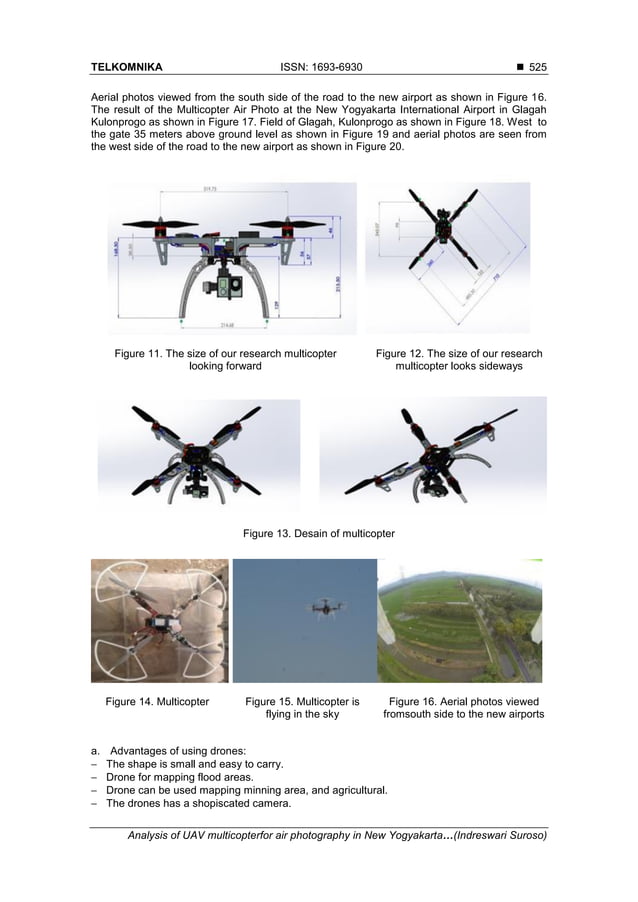 Analysis of UAV multicopter of air photography in New Yogyakarta ...