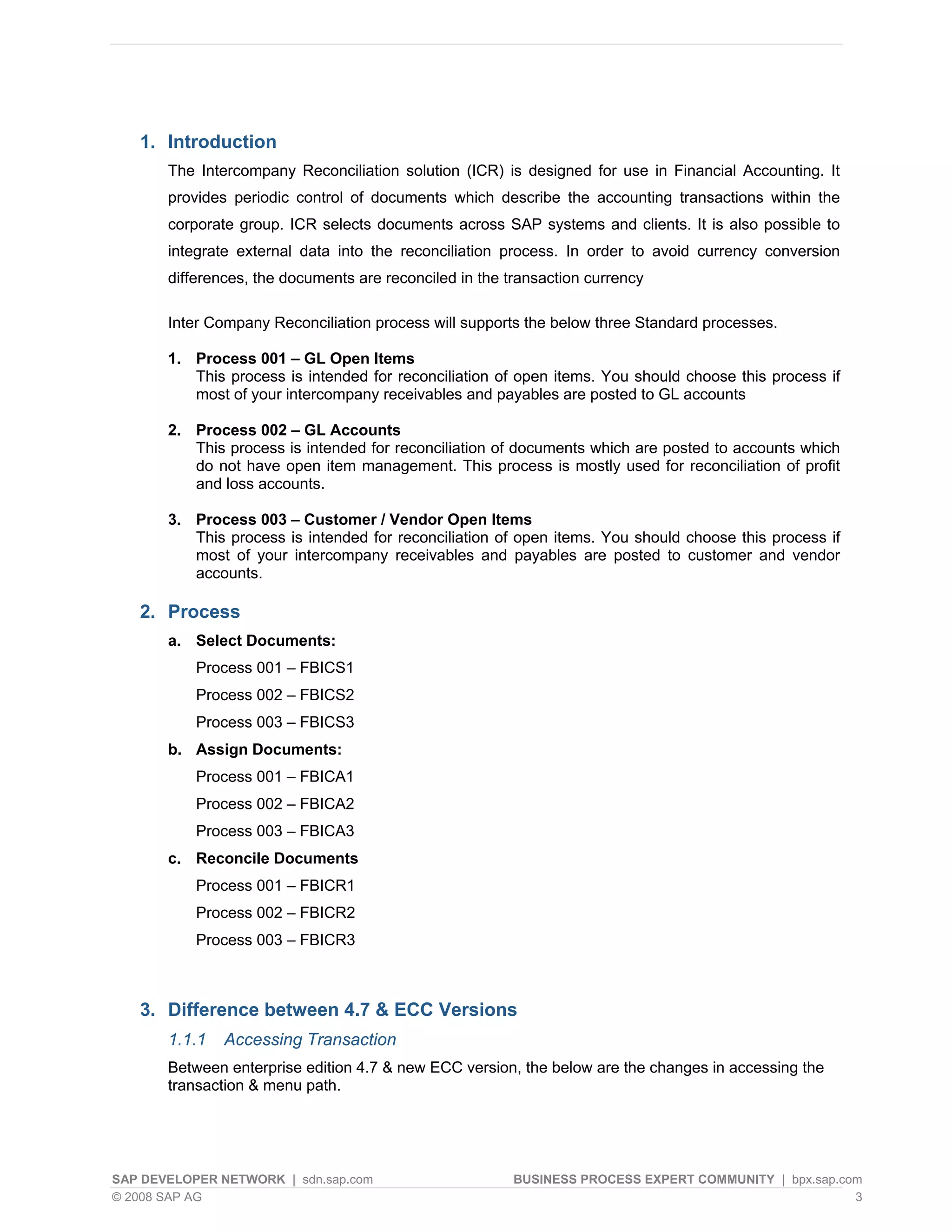 inter-company-reconciliation in SAP | PDF