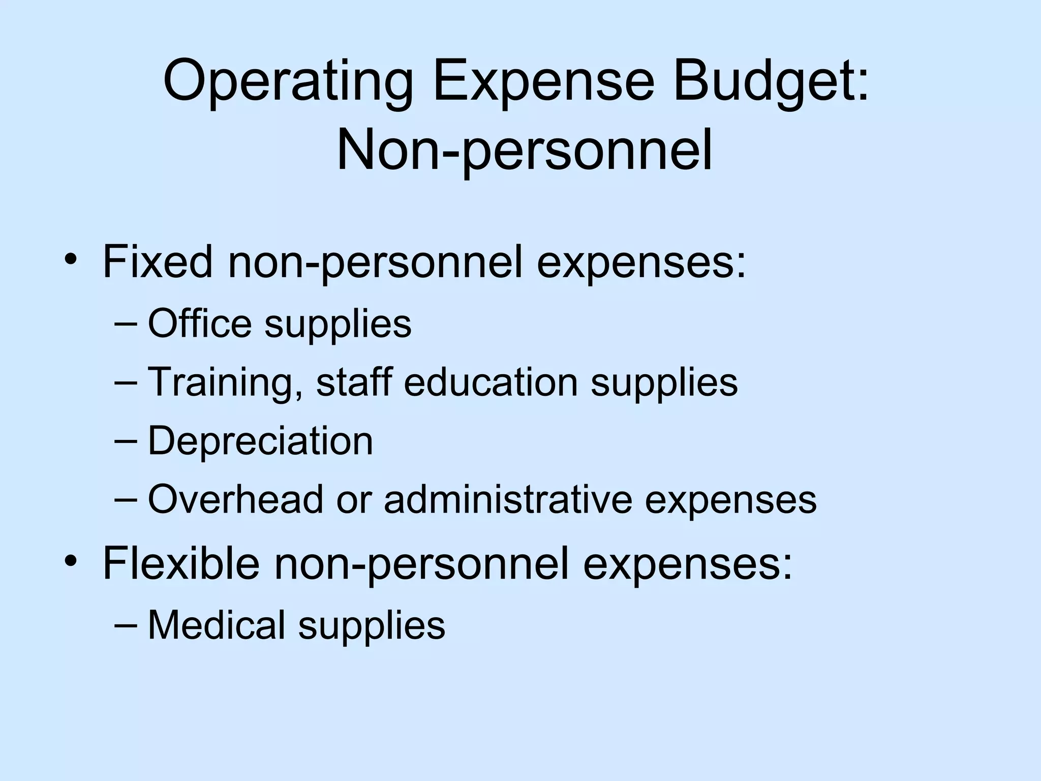 Nursing Unit Budget Reports | PPT