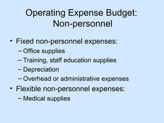Nursing Unit Budget Reports | PPT