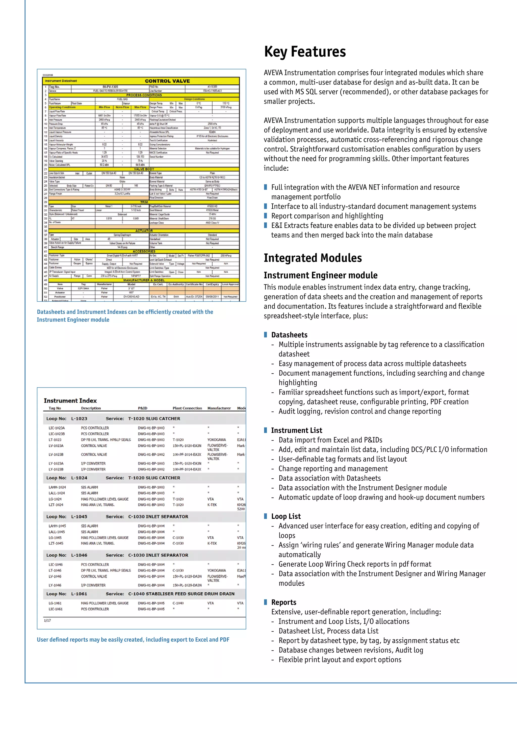 AVEVA Instrumentation | PDF