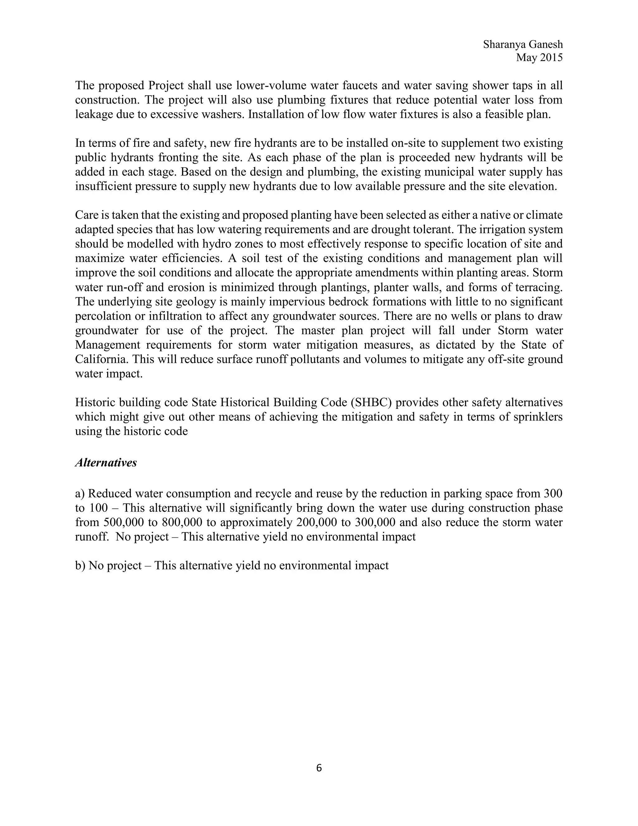 Writing Sample - Draft EIR | PDF