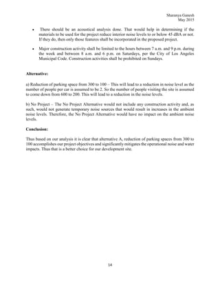 Writing Sample - Draft EIR | PDF