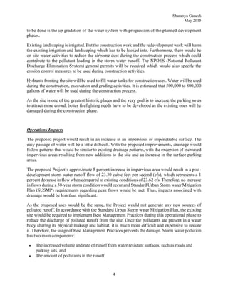 Writing Sample - Draft EIR | PDF